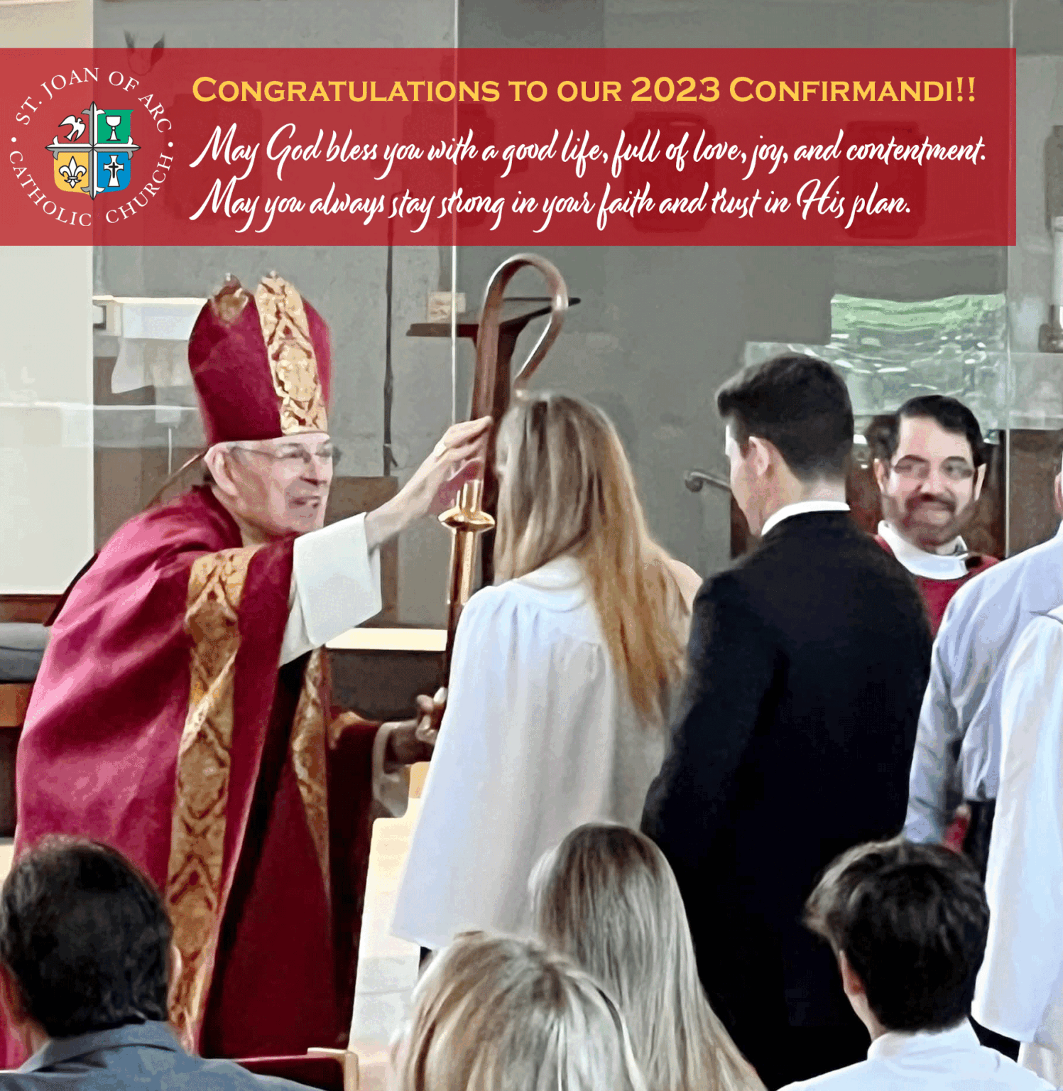 Confirmation - St. Joan of Arc Catholic Church and SchoolSt. Joan of ...